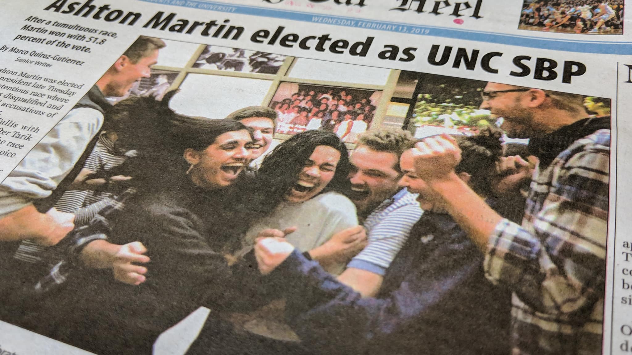 Ashton Martin ’20 elected UNC Student Body President | Morehead-Cain